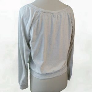 Rewind | Tops | Soft Cotton Long Sleeve Top With Lace Pocket | Poshmark